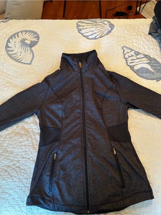 Old Navy | Jackets & Coats | Old Navy Heather Navy Fullzip Utility ...